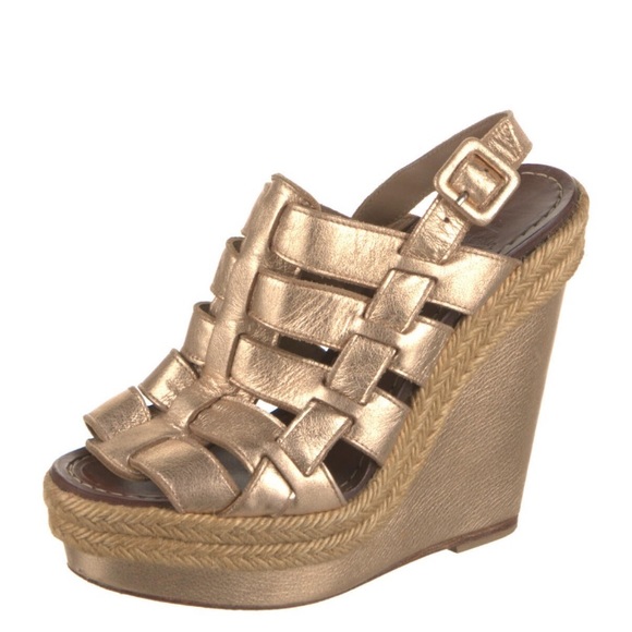 Christian Louboutin | Shoes | Christian Louboutin Wedge Sandals ...